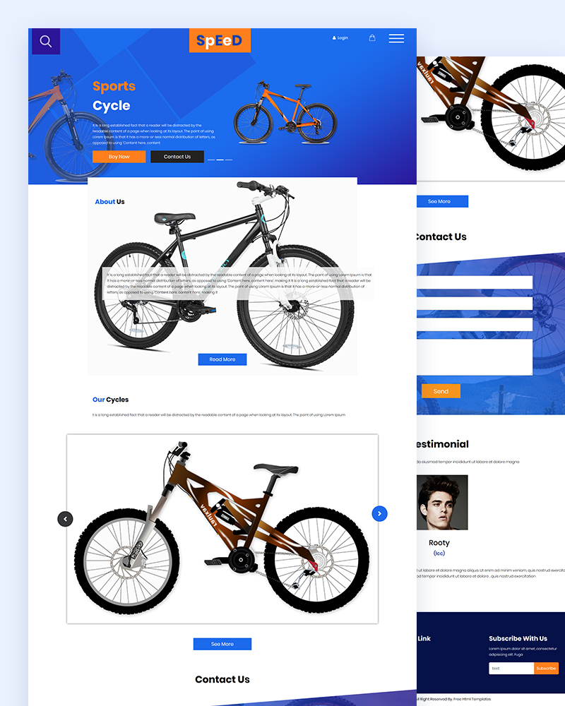 Speed – Cycle Shop Html Template
