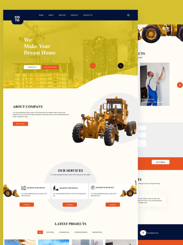 Industrial HTML Templates Free Download