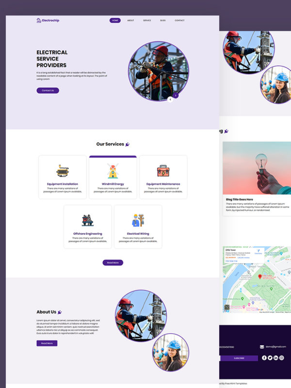 Industrial HTML Templates Free Download