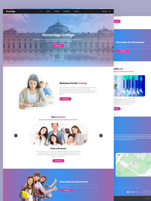 Education Website Templates Free Download