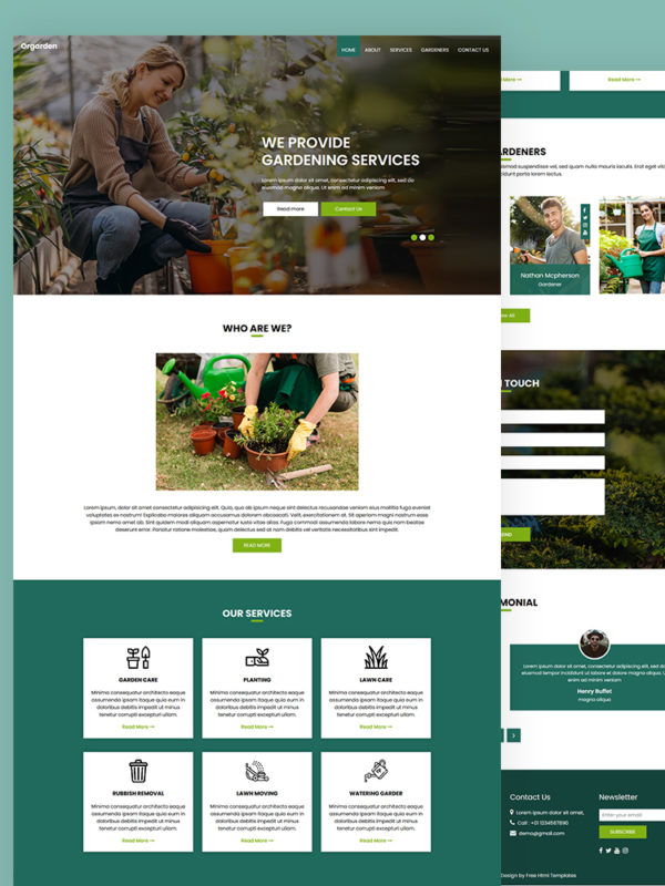 Farm & Agriculture HTML Templates Free