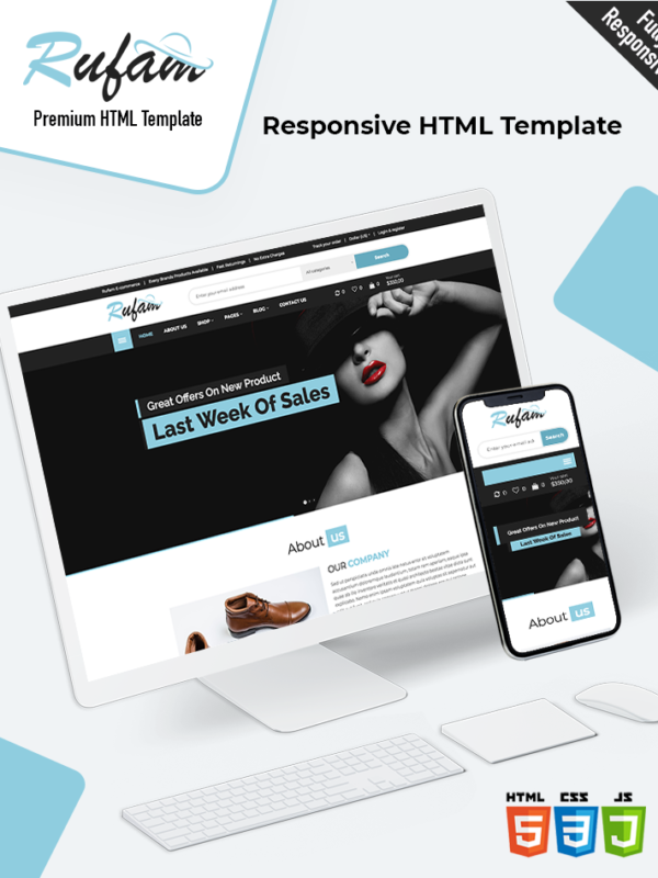 Free eCommerce Website Template