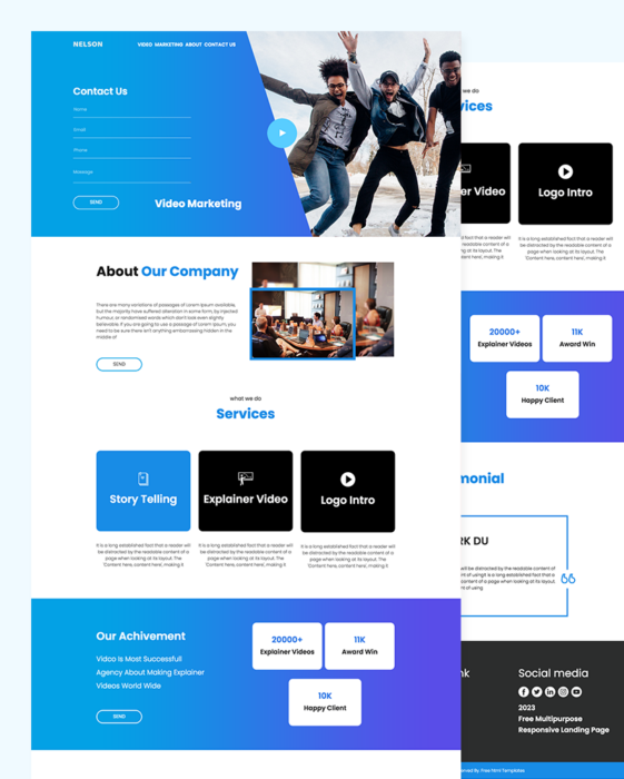 Download Free HTML Templates For Responsive Website Design